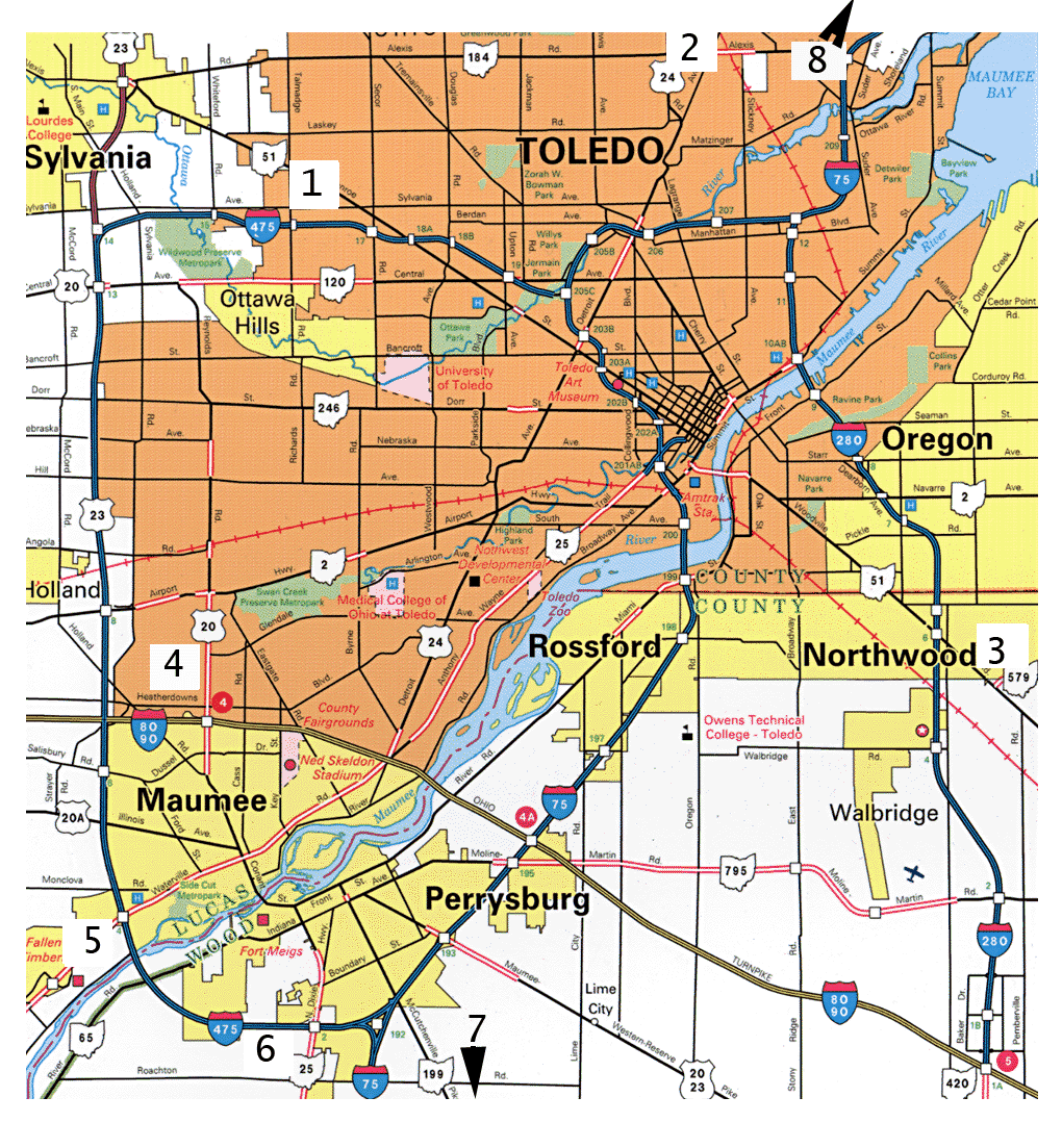 Street Map Of Toledo Ohio - Valley Zip Code Map Street Map Of Toledo Ohio - Valley Zip Code Map